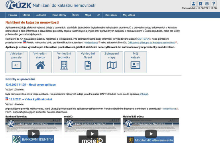 List vlastnictví je výpis z katastru nemovitostí. Co obsahuje?